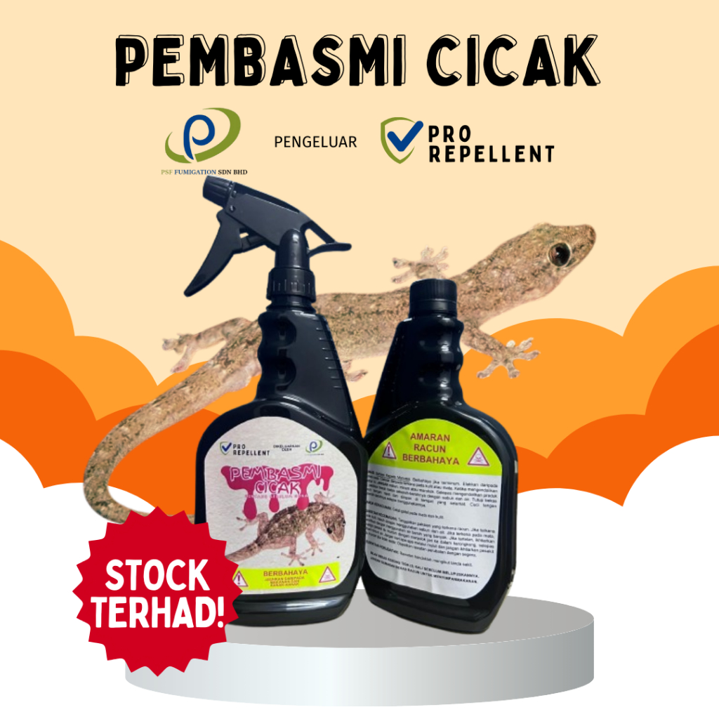 Siri Pro Repellent: Pembasmi Cicak | Shopee Malaysia