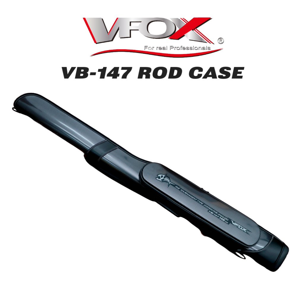 VFOX Hard Rod Case VB-147 Beg Joran Pancing Wide Body Fishing Rod Bag ...