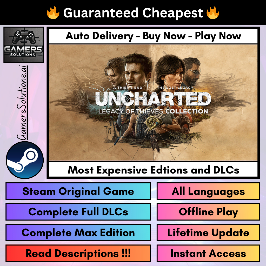 Uncharted Legacy of Thieves Collection [Auto Delivery] [Full DLC ...