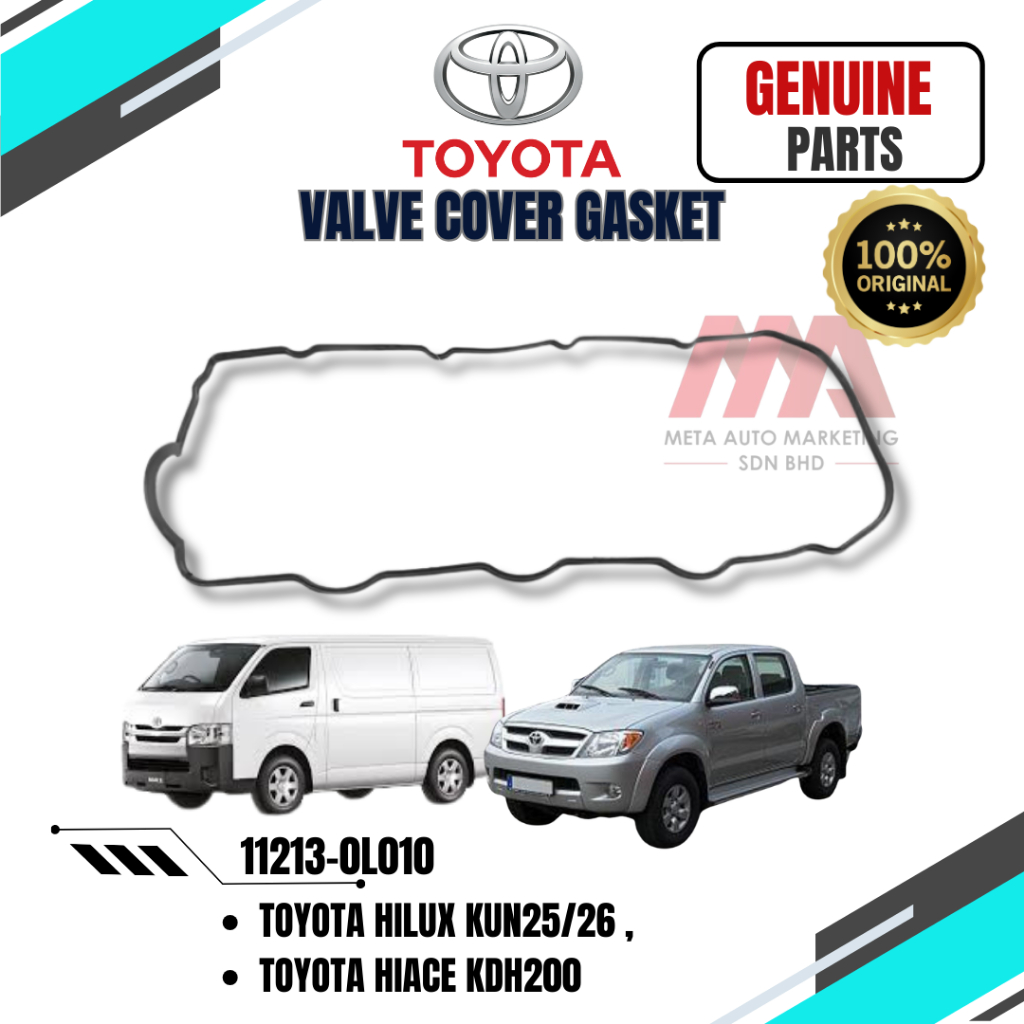 VALVE COVER GASKET TOYOTA HILUX KUN25/KUN26 TOYOTA HIACE KDH200 (11213 ...