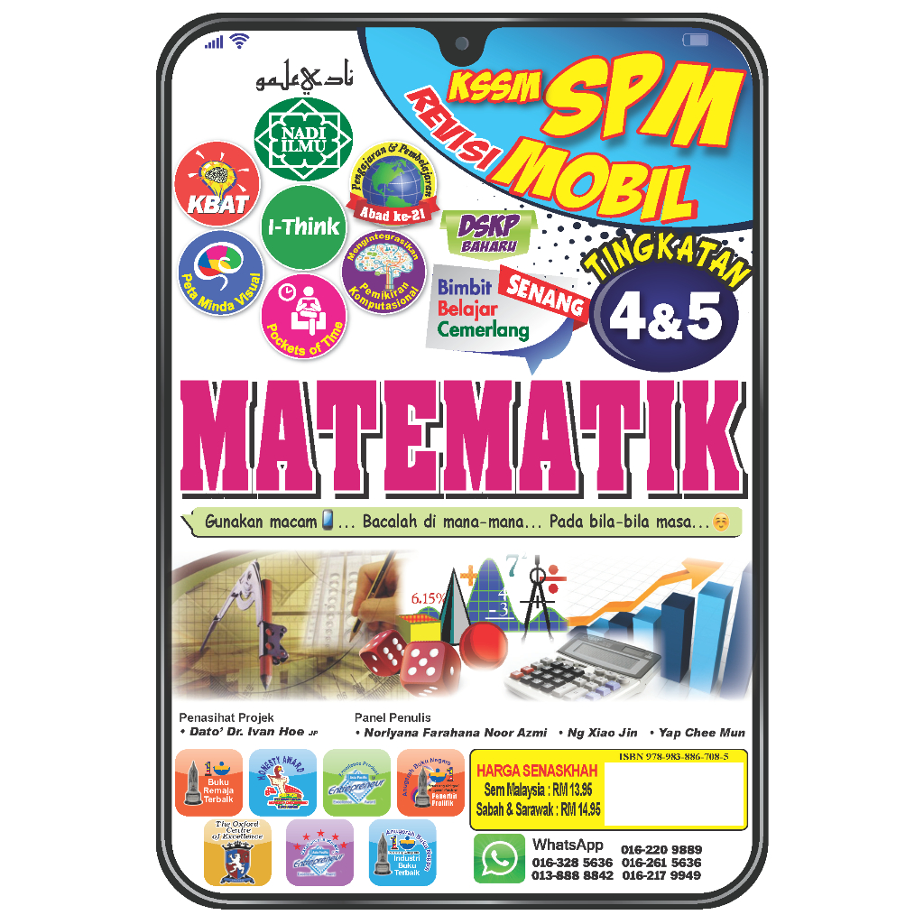 Revisi Pantas Nota Padat MATEMATIK SPM Tingkatan 4 dan 5 KSSM Peta ...