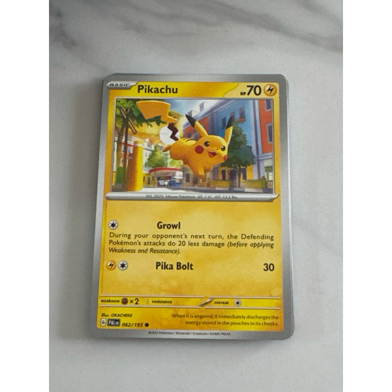 Pikachu 062/192 Illustration OKACHEKE | Shopee Malaysia