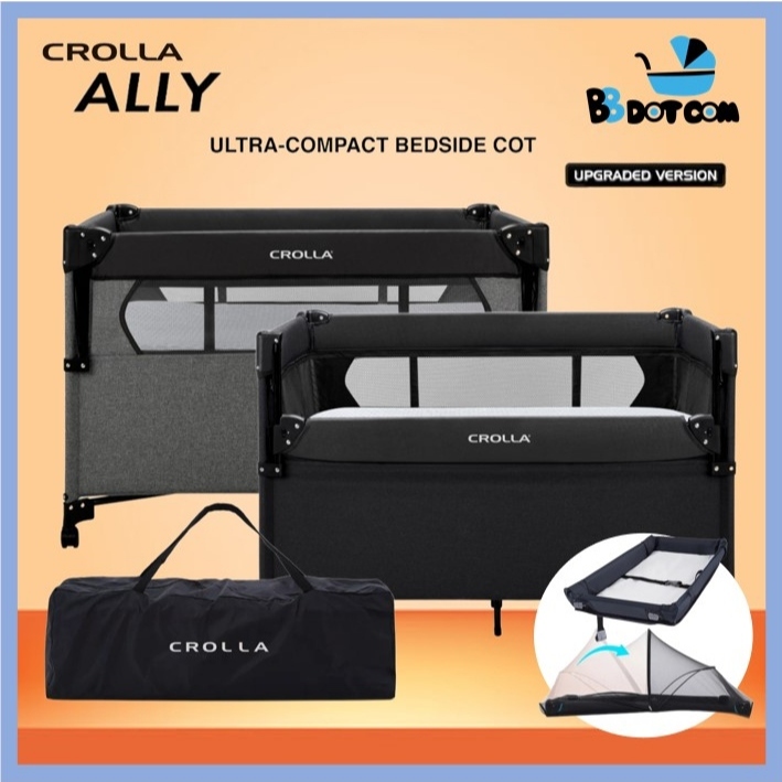 Crolla Premium Ally / Ally Bedside Baby Cot / Travel Cot / Playpen ...