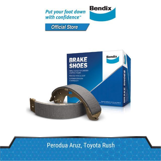 Bendix Rear Brake Shoes for Perodua Aruz, Toyota Rush (BS6021-DS0304 ...