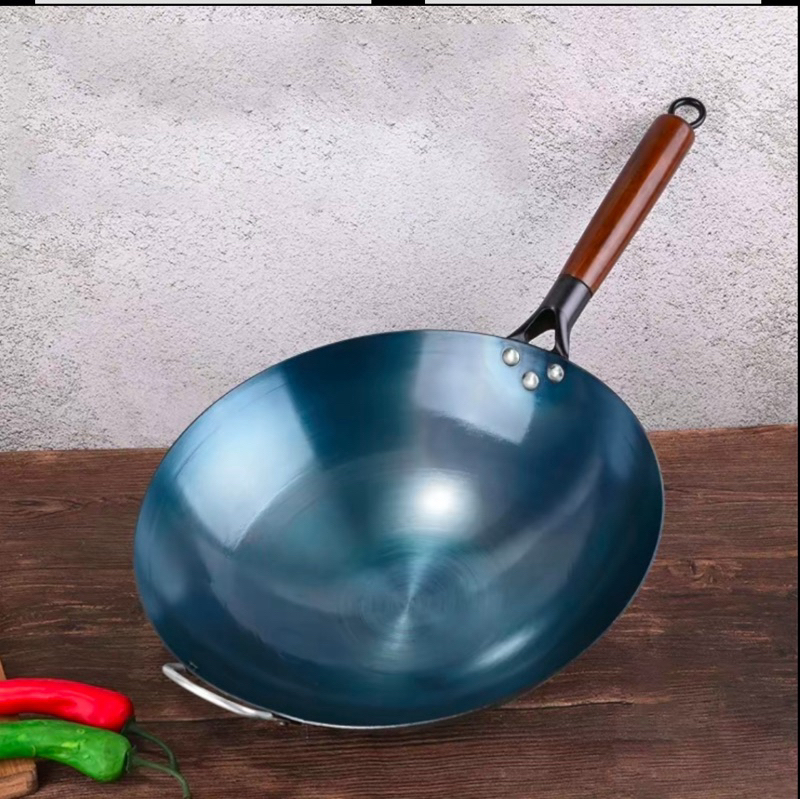 Iron Wok Pure Iron Wok Non Stick Wok Old-Fashioned Household Wok High ...