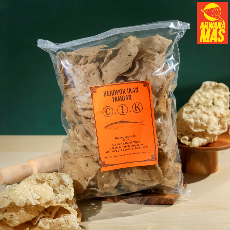 KEROPOK KEPING IKAN TAMBAN CAP CIK [ 500g ] | Shopee Malaysia