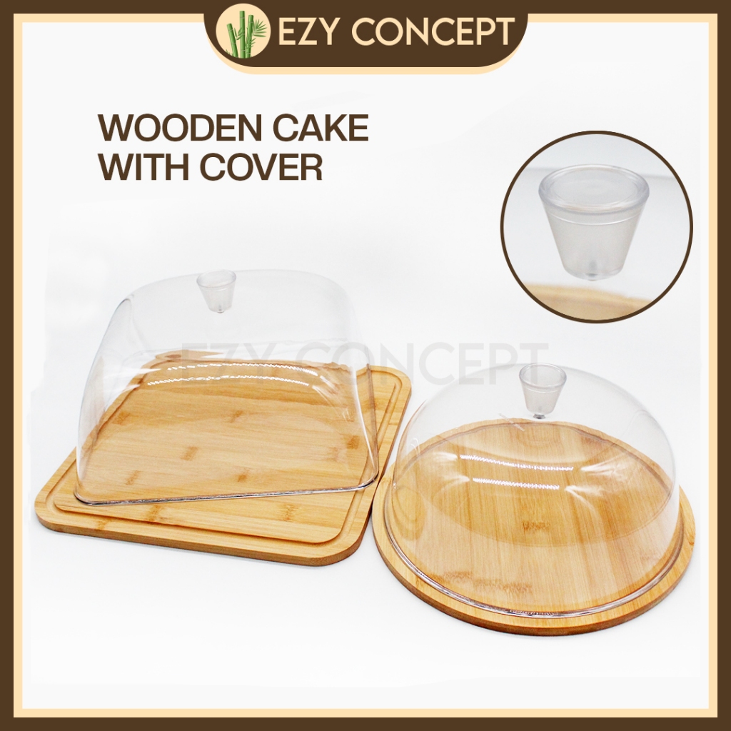 EZY - BEKAS DECO KEK SEKALI PENUTUP CAKE DEMO WOODEN CAKE WITH ...