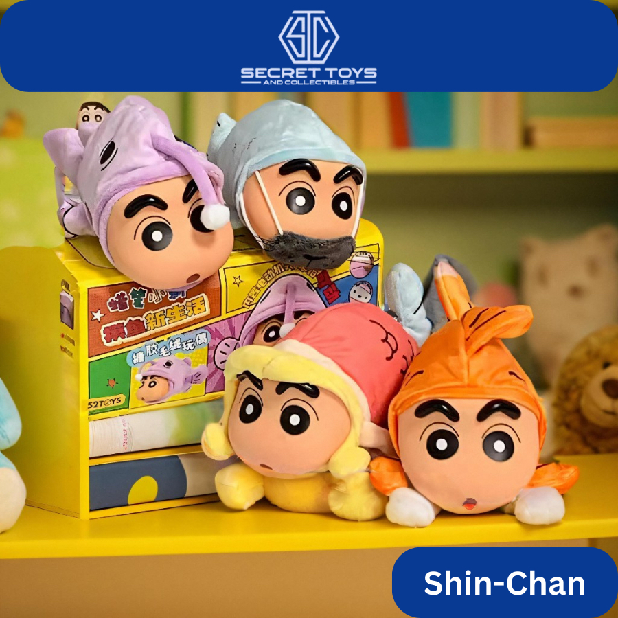 52toys Crayon Shinchan Fish Shin-Life Series Blind Box 蜡笔小新摸鱼新生活盲盒 ...