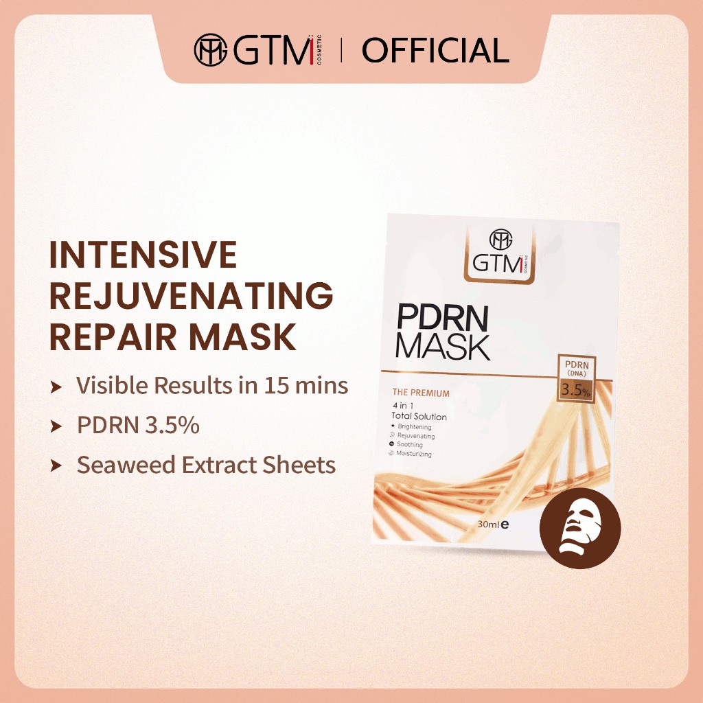 [GTM] PDRN 3.5% Mask | Repair Mask | Salmon DNA | Seaweed Extract | Moisturizing | Brightening ...