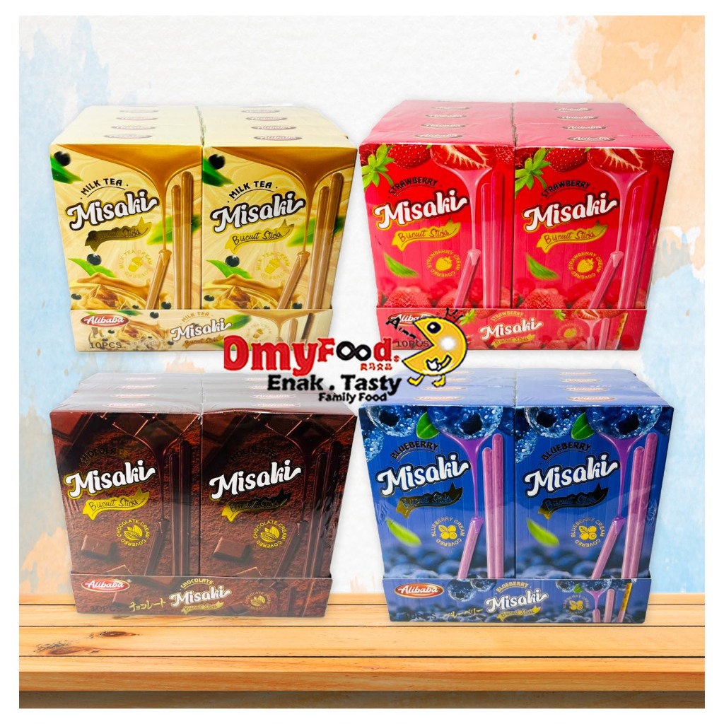 32g x 10box Alibaba Masaki Biscuit Stick [Chocolate / Blueberry / Milk ...