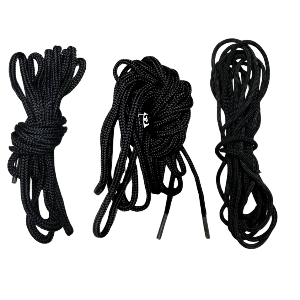 [TACTICORE] TALI KASUT BOOTS HITAM PANJANG JENIS KAIN READY STOCK FAST ...