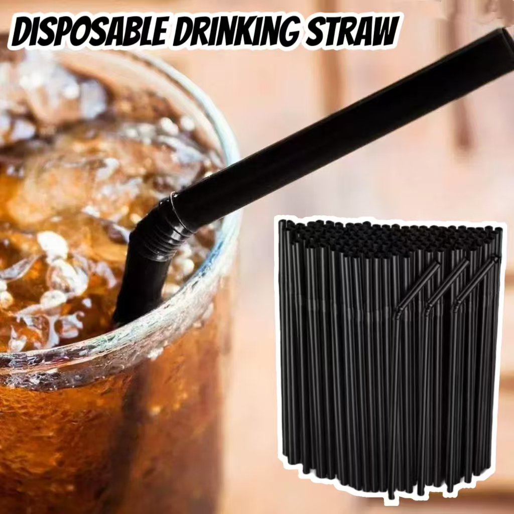 Drinking Straw Disposable Plastic Straw /Straw Minuman / 吸管 | Shopee ...