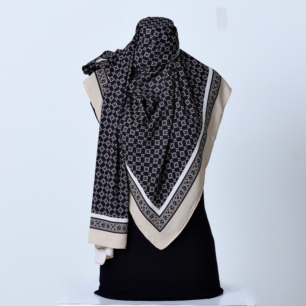 Shawl korean Monogram floral,shawl exclusive,GRADE AAA,shawl Lebar ...