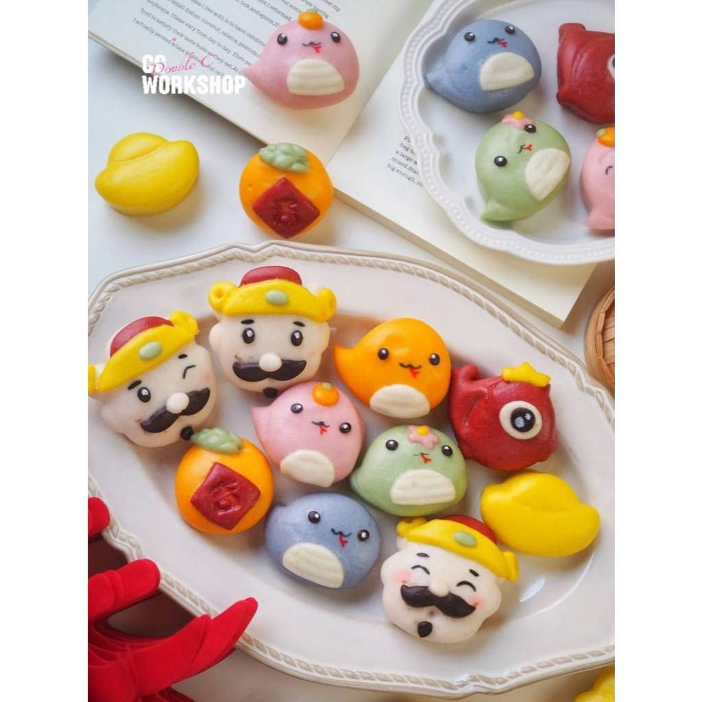 ^DC^ Fortune Five Blessings Bun / 招财五福小馒头 | Shopee Malaysia