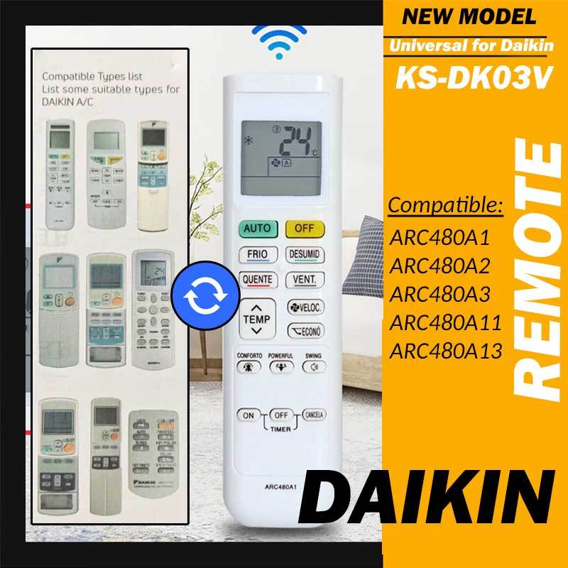 Daikin Remote Control Air Conditioner Remote Controller Suitable All ...