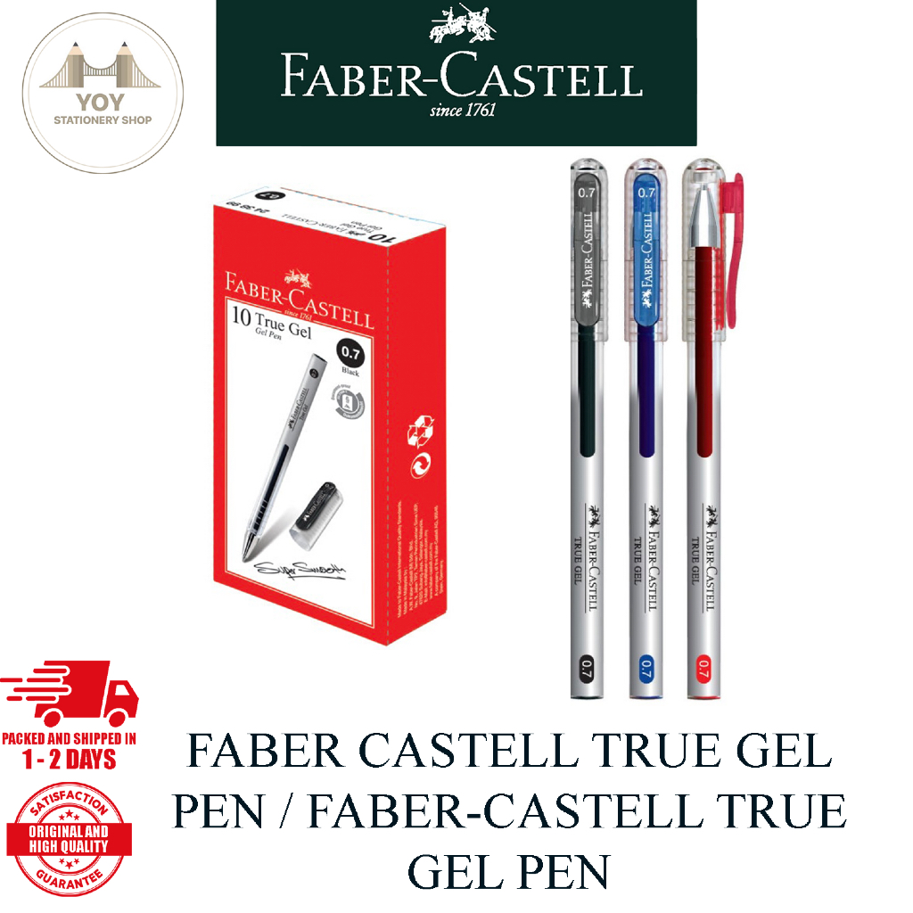 FABER CASTELL TRUE GEL PEN / FABER-CASTELL TRUE GEL PEN (READY STOCK / 100% ORIGINAL) | Shopee ...