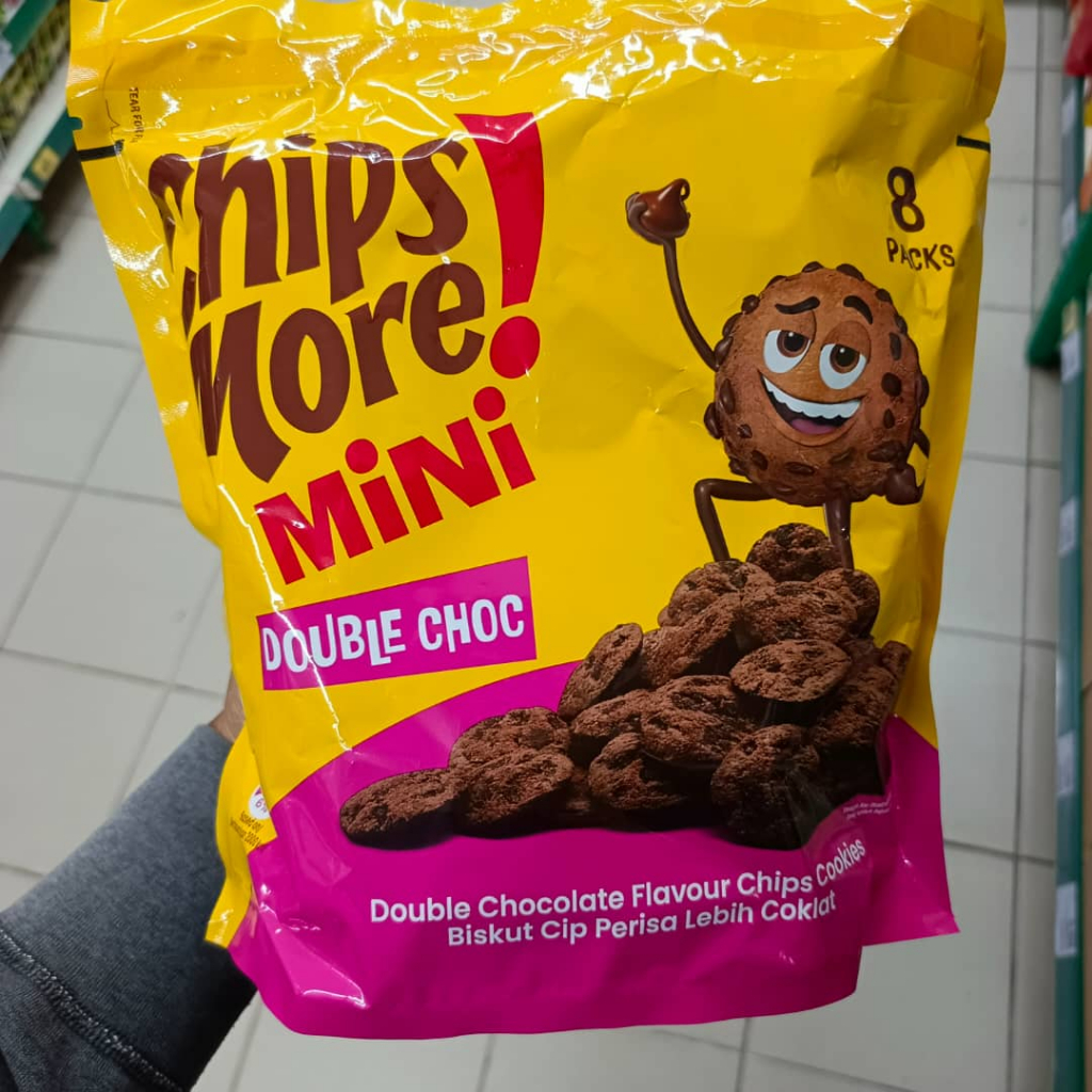 CHIPS MORE MINI DOUBLE CHOC 8s X 24g | Shopee Malaysia