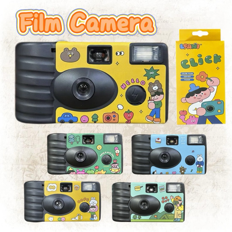 Disposable Film Camera Fujifilm Kodak Flashing Light Cute Disposable ...