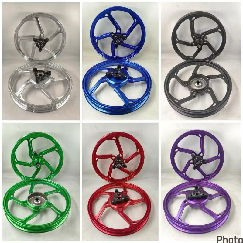 SMRT NVX155 V1 V2/ NMAX V1 V2 RIM NVX AEROX SPORT RIM 5 SPOKES READY ...