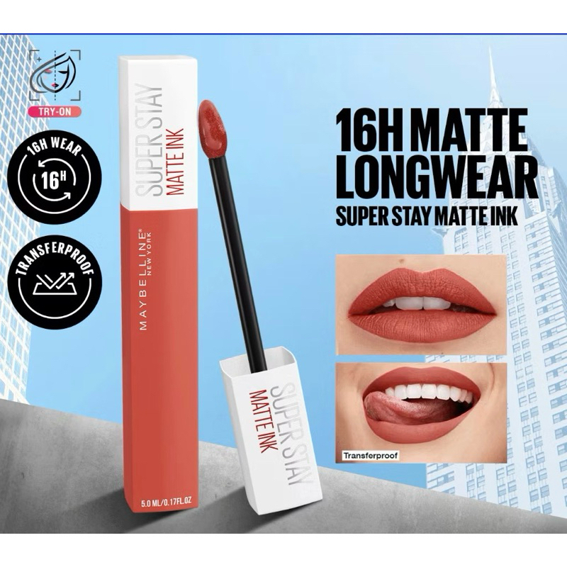 Maybelline SUPER STAY MATTE INK CODE 210 VERSATILE | Shopee Malaysia