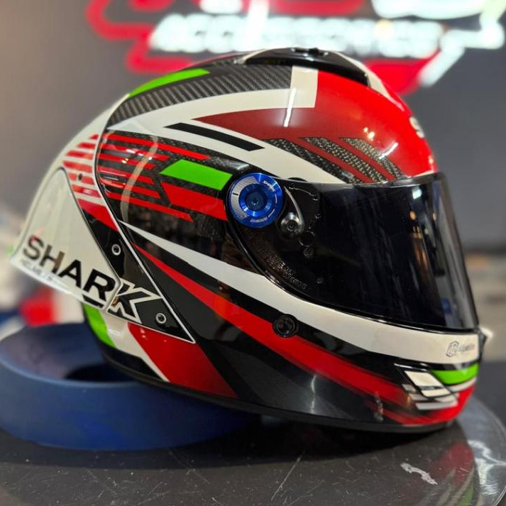 Aeron GP FIM FIRSTLAP Red Full Face Shark Helmets Shark Helmet Shark ...