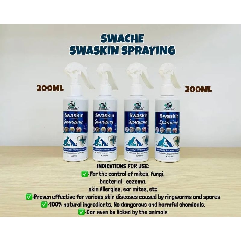 𝐒𝐖𝐀𝐂𝐇𝐄 𝐒𝐖𝐀𝐒𝐊𝐈𝐍 𝐒𝐏𝐑𝐀𝐘𝐈𝐍𝐆 200ML | Shopee Malaysia