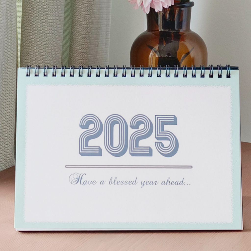 [2x Landscape Calendars] Christian Desk Calendar 2025 | Shopee Malaysia