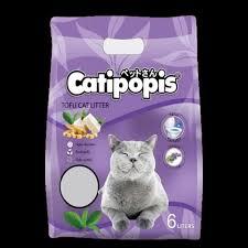 Catipopis Tofu Cat Litter - 2.4kg / 6L - Flushable - Pasir Kucing Tofu ...