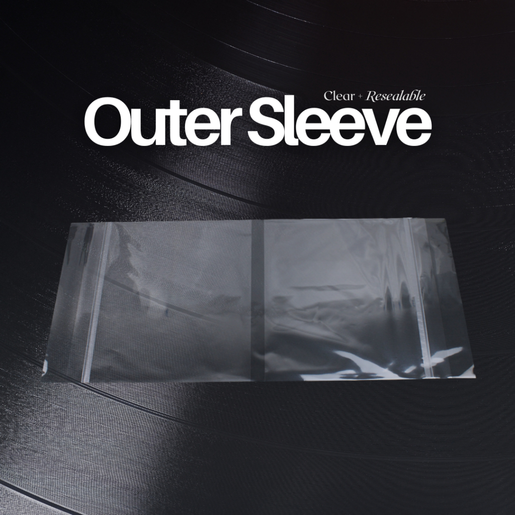 50 Pieces 12" GATEFOLD Vinyl Outer Sleeve (Clear + Resealable Design ...
