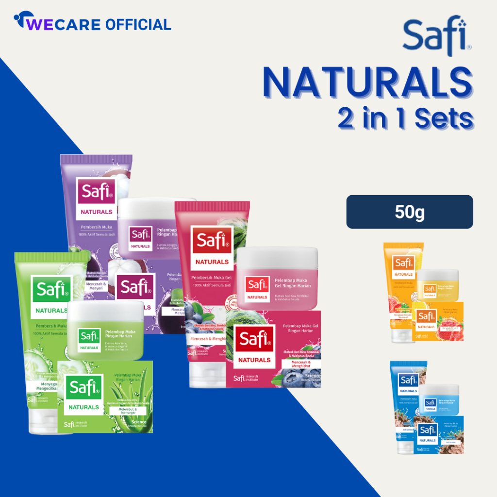 Safi Skincare Set 2 in 1 (Aloe Vera / Manggis / Gamat / Strawberi ...