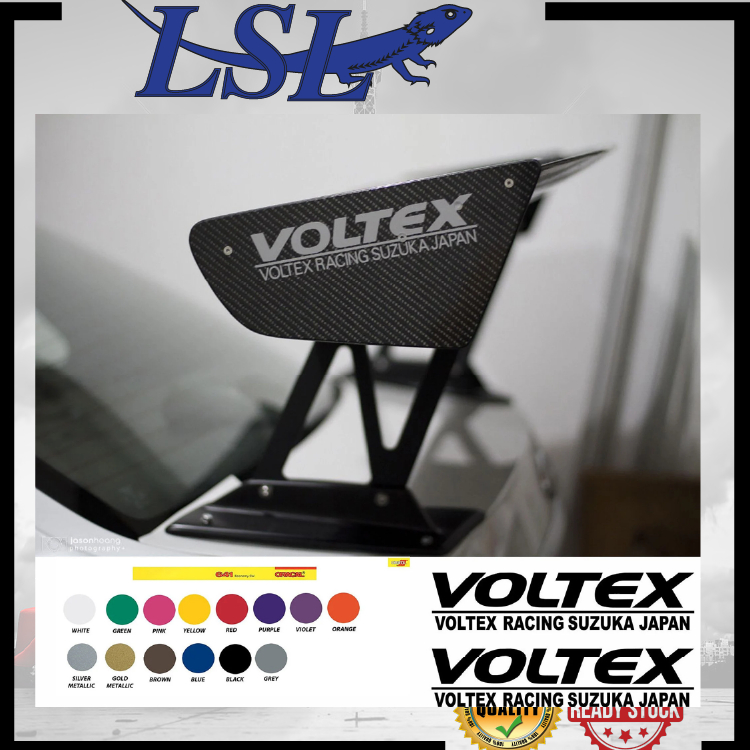 VOLTEX Racing Suzuki JAPAN Font Custom Sticker 2pcs | Shopee Malaysia