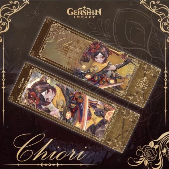 Genshin impact laser ticket Yae Miko Keqing NiLou Yae Miko dress double ...