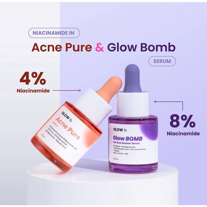 GLOW FX Glow Bomb Serum & Acne Pure Serum | Shopee Malaysia