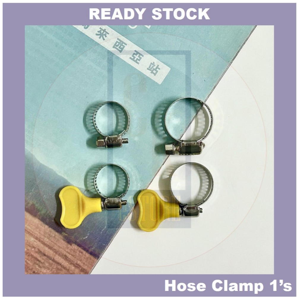 Stainless Steel Hose Clip Hose Clamp Adjustable Hose Pipe Clips ...