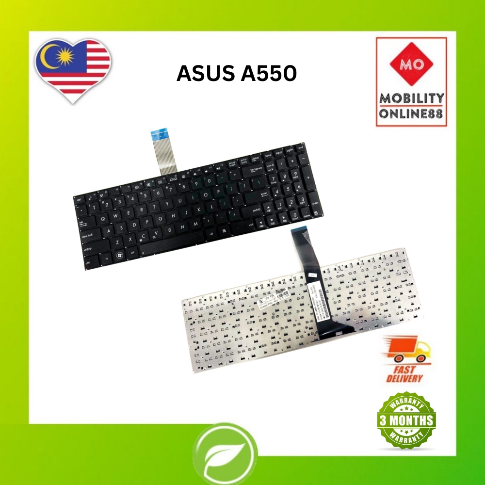 Asus A550 A550L A550C A550LC K550LD Laptop Keyboard | Shopee Malaysia