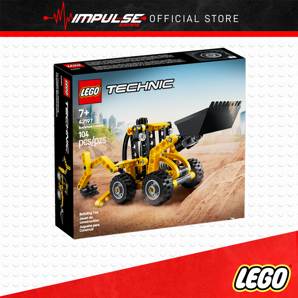 LEGO 42197 Technic Backhoe Loader | Shopee Malaysia