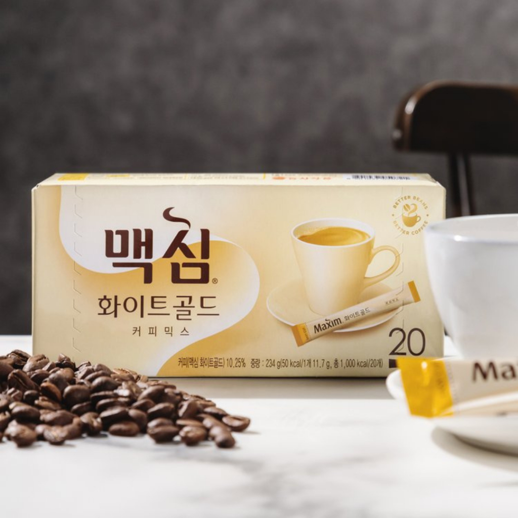 KOREAN [Maxim] White Gold Coffee Mix/20T Maxim Original Coffee Mix 100T ...