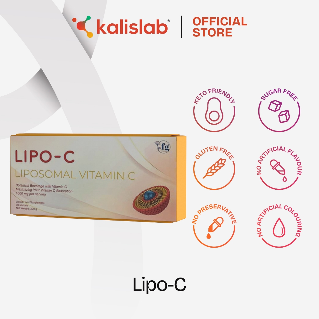 LIPO-C Liposomal Vitamin C (30 sachets) | Shopee Malaysia