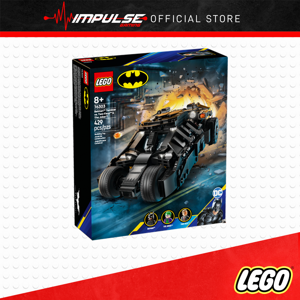 LEGO 76303 Super Heroes DC Batman™ Tumbler vs. Two-Face™ & The Joke ...