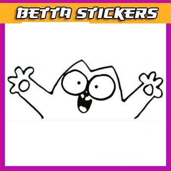 Car Sticker / Bumper Sticker - Peekaboo (Shock) | Shopee Malaysia