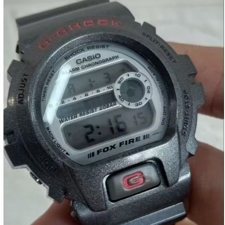 Casio G shock dw6900,Korea 1449,fox fire tahun dibuat 1995,silver ...