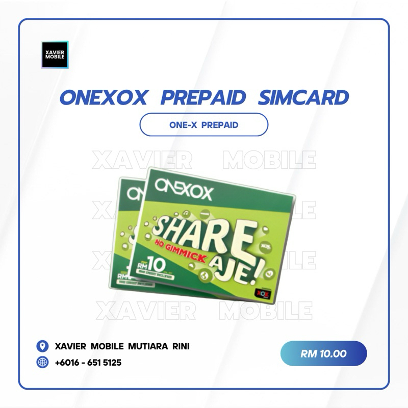 [Ready Stock] ONEXOX Prepaid 5G Simcard | ONE-X Prepaid | 350GB Data ...