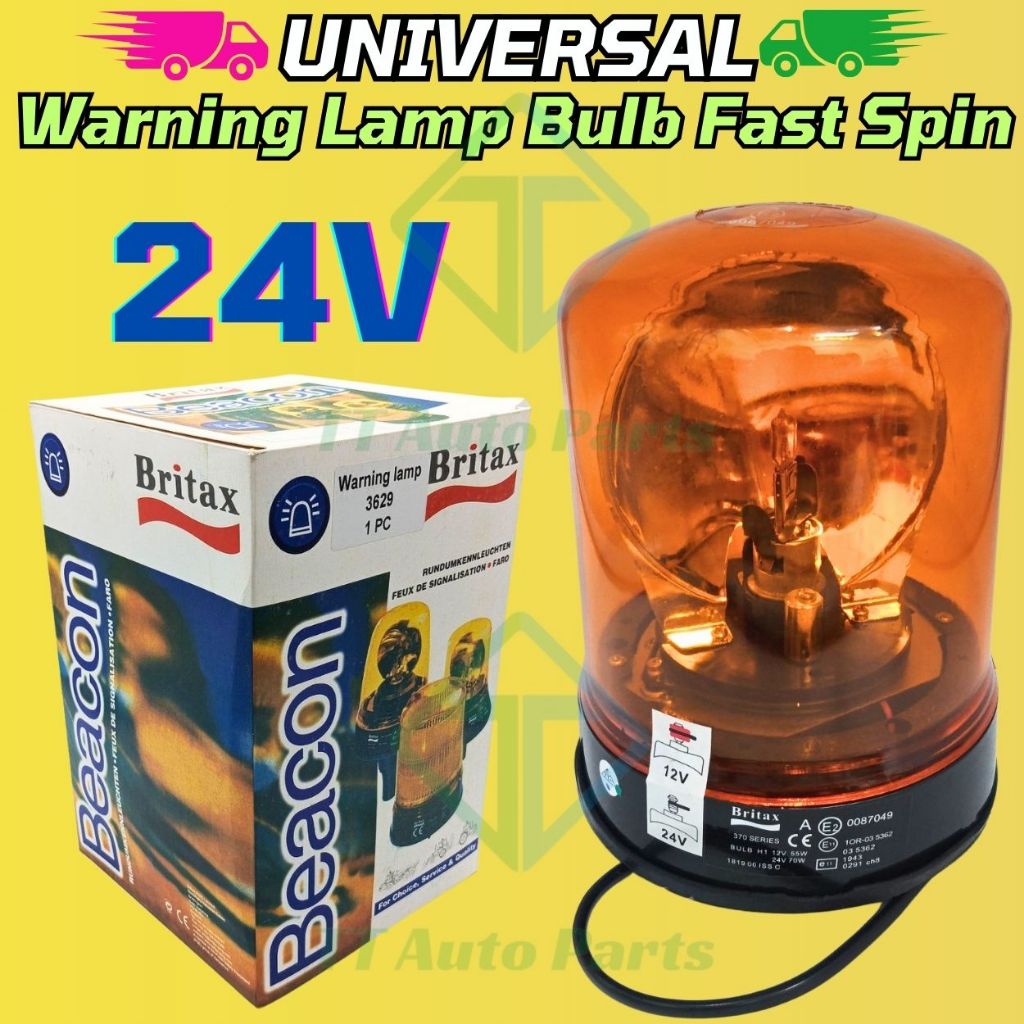 Lampu Suar Pusing Cahaya BULB 24V Halogen Beacon Lamp Amaran BRITAX ...