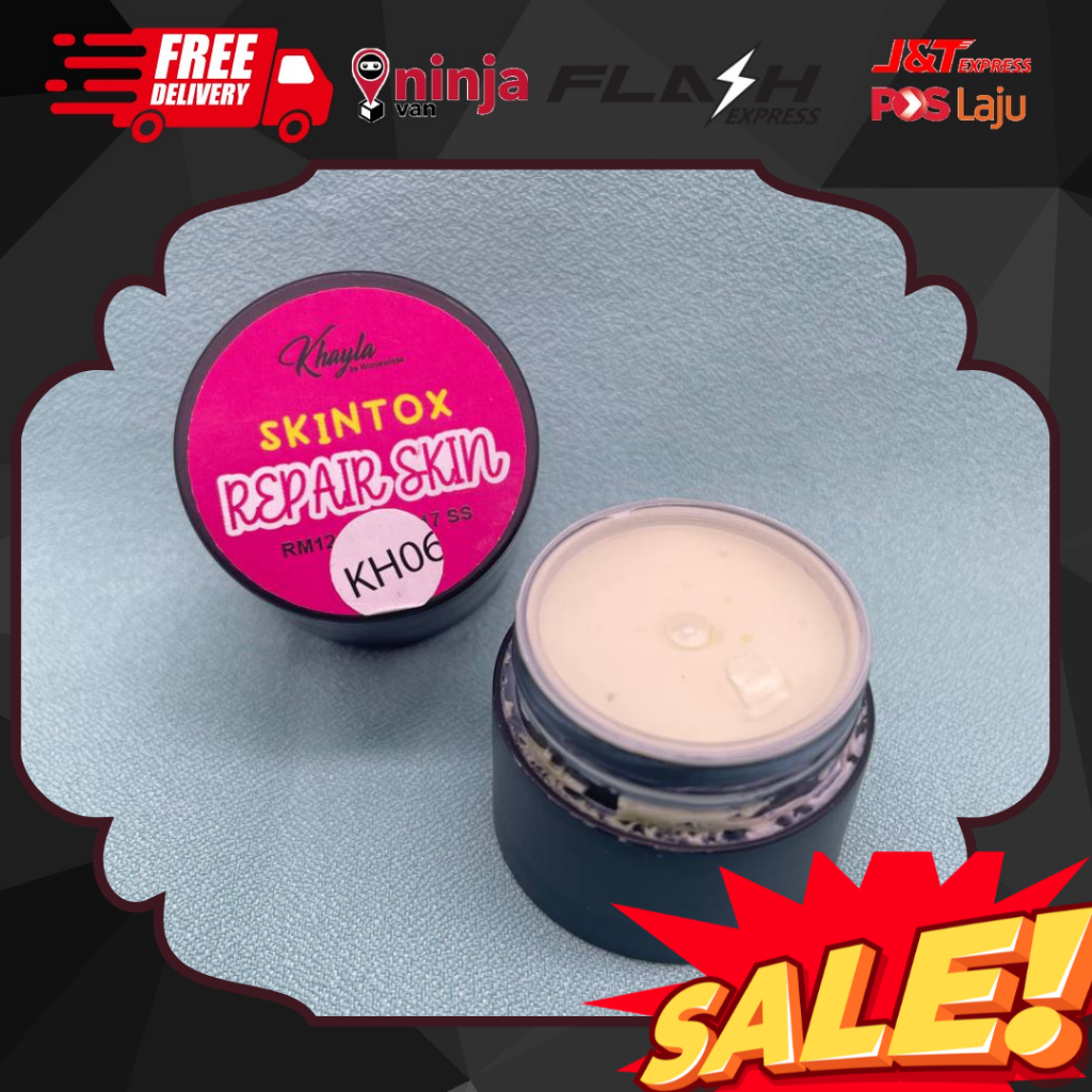 [KHAYLA] REPAIR SKIN CREAM | SKINTOX CREAM 5G ORIGINAL | Shopee Malaysia
