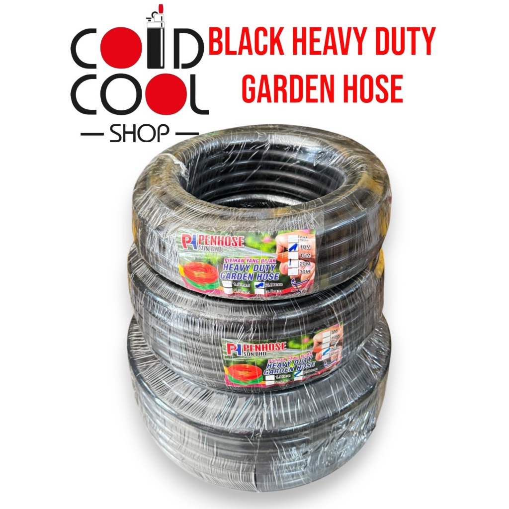16mm x 2.0mm Black Garden Hose / Pipe Getah Hitam | Shopee Malaysia