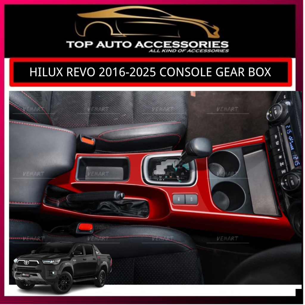 TOYOTA HILUX REVO ROCCO ROGUE TRD 2016-2025 INTERIOR CONSOLE GEAR BOX ...