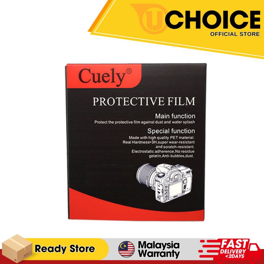 Nikon D3100, D3200, D3300, D3400 LCD Screen Protector Film | Shopee ...
