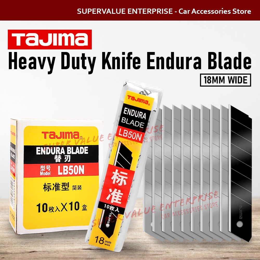 TAJIMA LB50H HEAVY DUTY KNIFE ENDURA BLADE 18MM (10PCS) | Shopee Malaysia