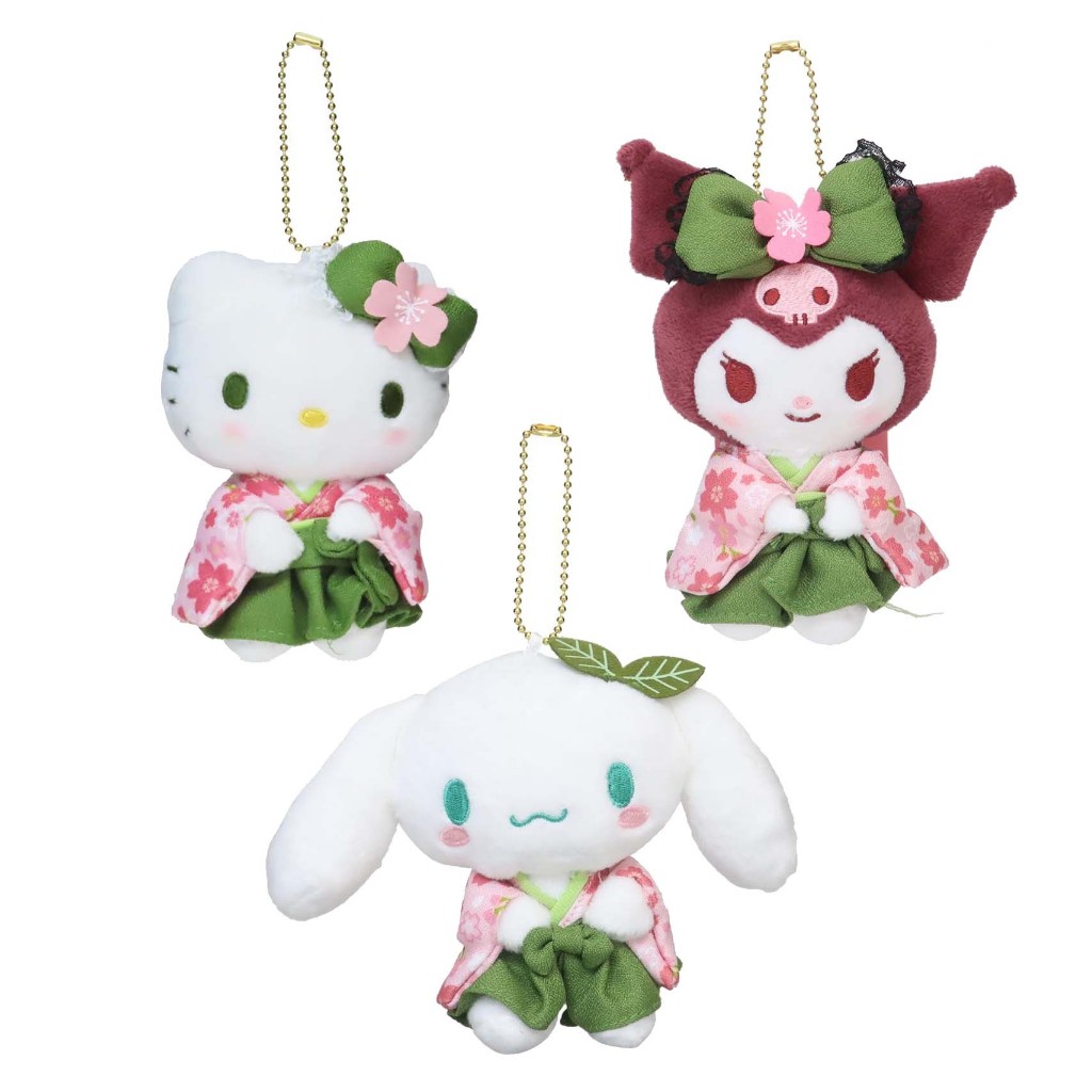 Japan Sanrio Hello Kitty / Kuromi / Cinnamoroll Plush Doll Keychain (Kimono / Matcha) | Shopee ...