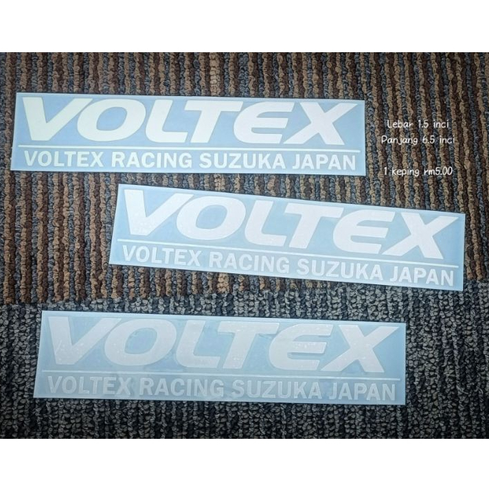 Sticker kereta = VOLTEX | Shopee Malaysia